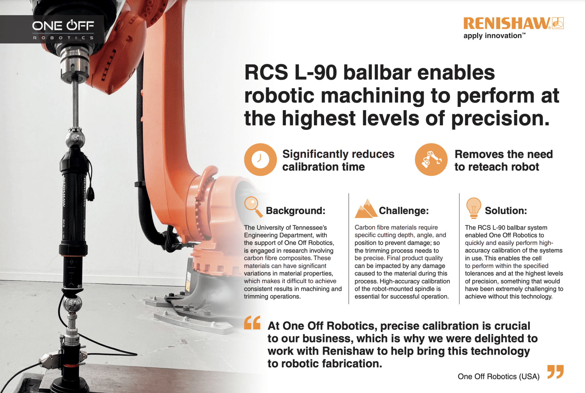 Robot diagnostics and calibration - Insphere